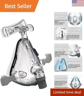 Comfortable Full Face CPAP Cushion Set with Honeycomb Exhaust ...