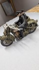 Xonex Harley Davidson Motorcycle Cop & Sidecar!!!Cast Iron Metal Spoked ...