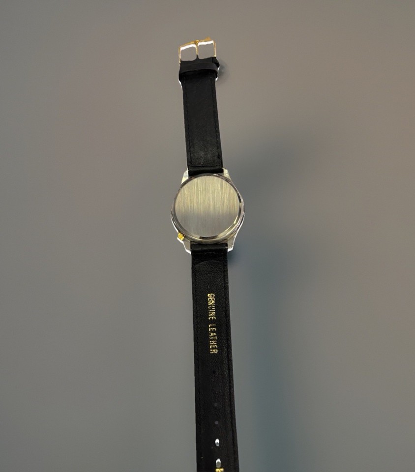 Vintage Cassant Men’s GMT Retro Unique Watch Gold Dial Black Leather | eBay
