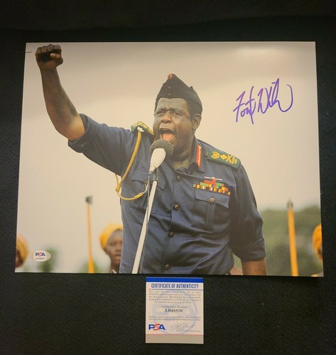 FOREST WHITAKER SIGNED 11X14 PHOTO THE LAST KING SCOTLAND PSA/DNA AUTH ...