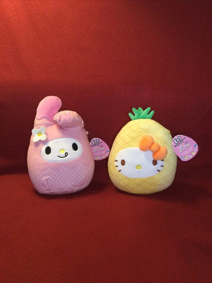 8” HELLO KITTY My Melody Pineapple Sanrio & Friends Lot Squishmallow ...