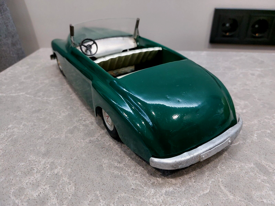 Vintage USSR Tin Metal Toy ZIM GAZ BIG 35 cm. Car Cabrio Limousine ...