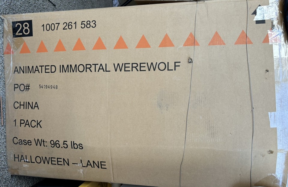 LOCAL PICKUP Home Accents Holiday 9.5 ft Animated Immortal Werewolf ...