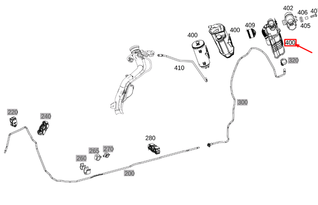 MERCEDES-BENZ E C238 ACTIVATED CHARCOAL FILTER A2054700403 GENUINE for ...