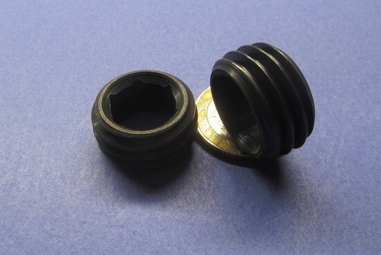 Black Oxide Hollow Jam Set Screws, 7/8"-9 x 7/16" Height, 5 Pieces | eBay