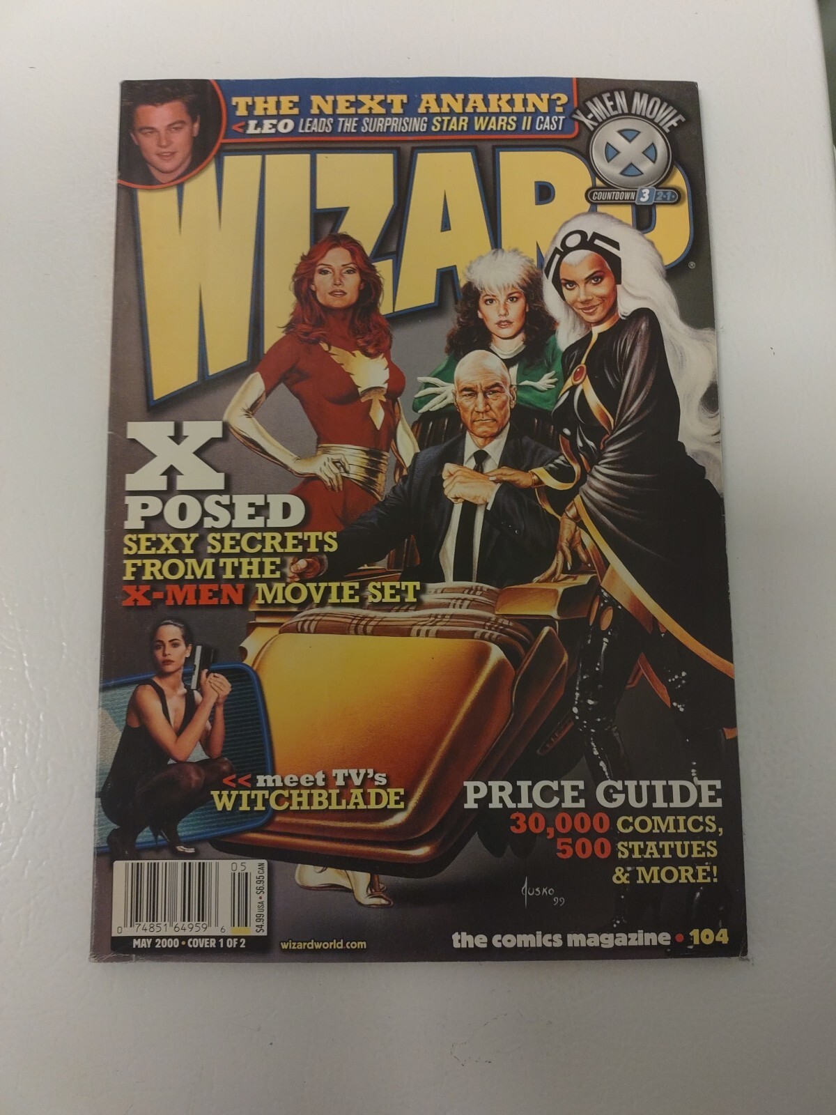 WIZARD: GUIDE TO COMICS MAGAZINE #104 XMEN FILM COVER ** FREE SHIPPING ...
