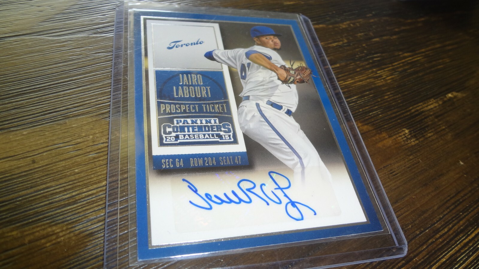 2015 PANINI CONTENDERS JAIRO LABOURT #22 AUTOGRAPHED BASEBALL CARD | eBay