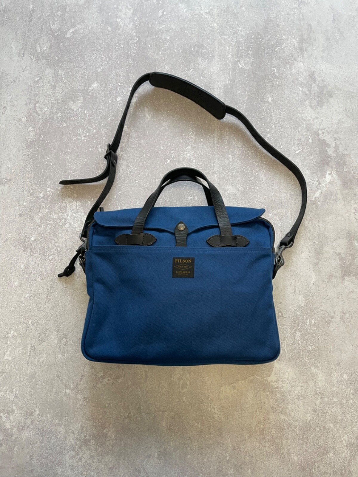 Filson Original Duffel Briefcase Blue Flag Medium Rare - Gem