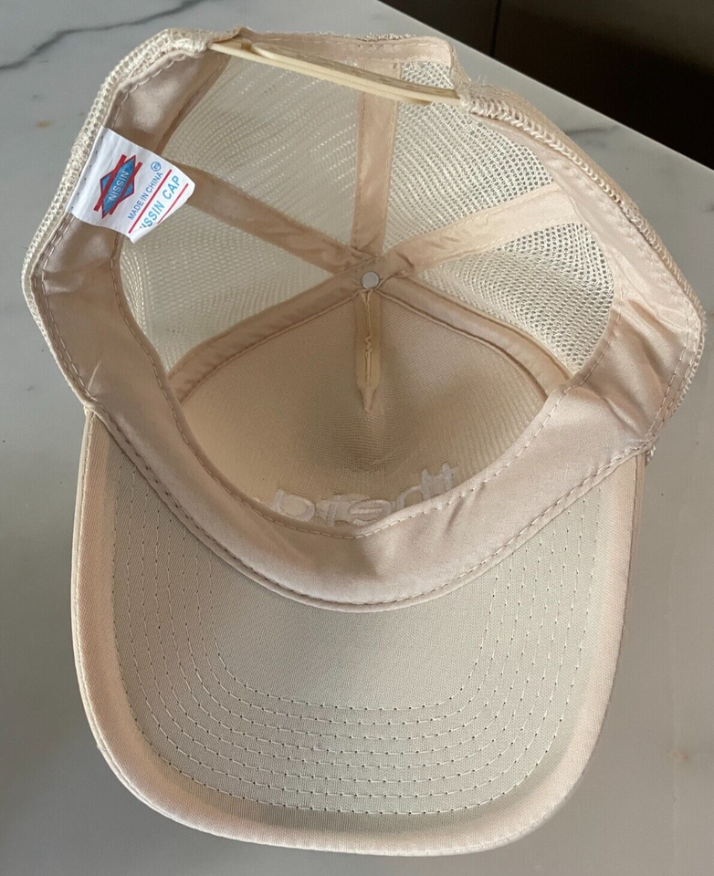 Vintage Kappa Alpha Theta KAT Sorority Light Gold Foam Mesh Trucker Hat ...