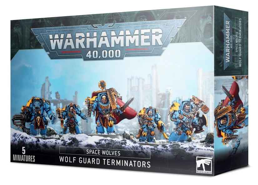 Games Workshop Terminators Warhammer 40K Space Wolves Wolf Guard ...