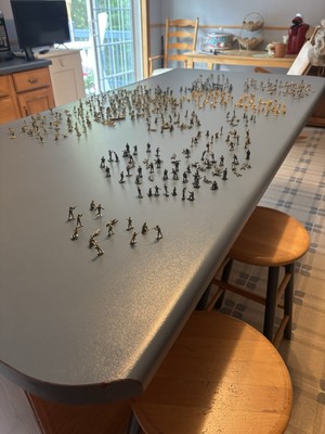 Huge Lot Plastic Mini Army Men 1" Inch Bulk Action Figures Toy Soldiers ...