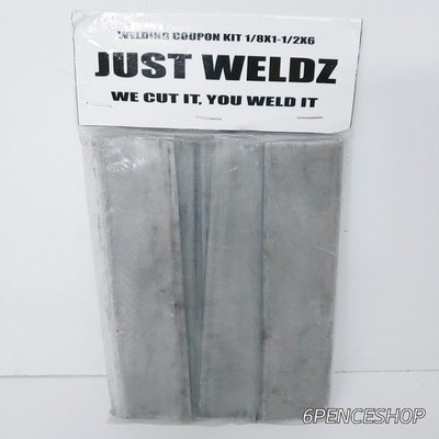 Welding Practice Kit 1/8x 1-1/2, 6" long Gauge Mild Steel | eBay