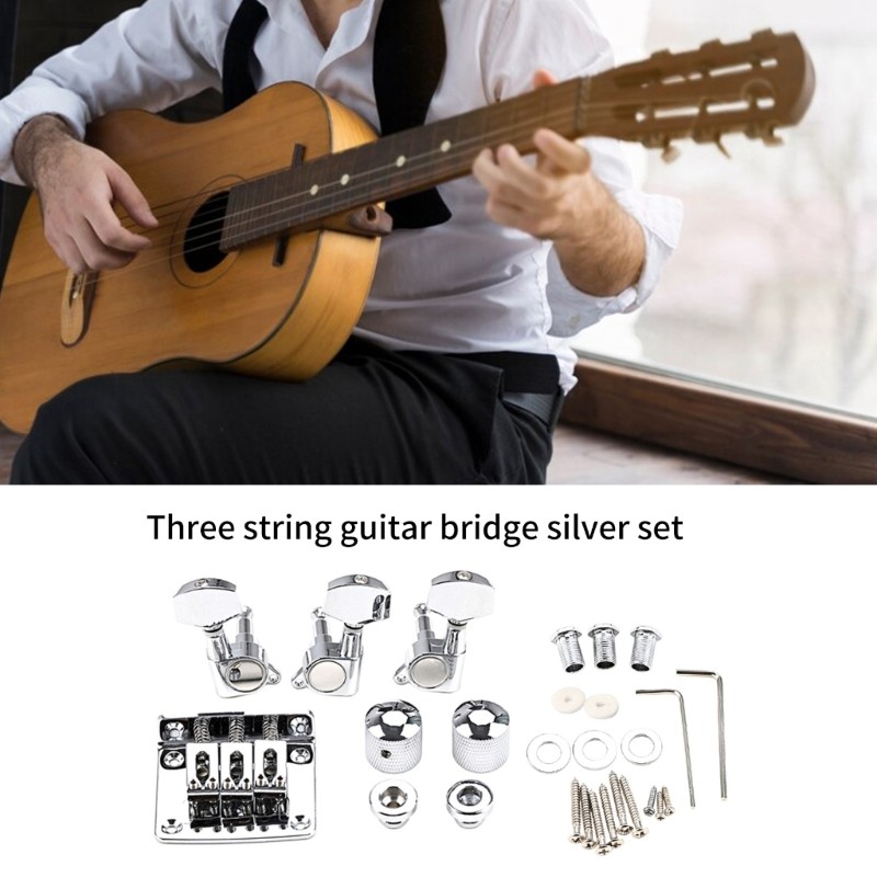 Heavy Type Hardtail Bridge Replacement Machine Head Electric Guitar ...