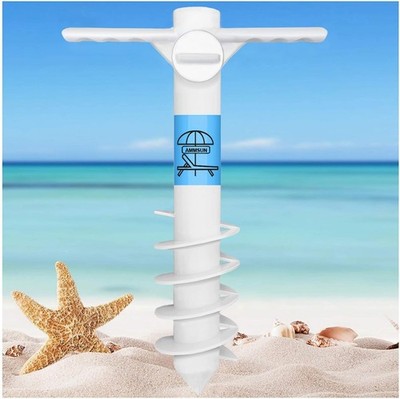 AMMSUN Beach Umbrella Sand Anchor Heavy Duty, Outdoor Umbrellas Base ...