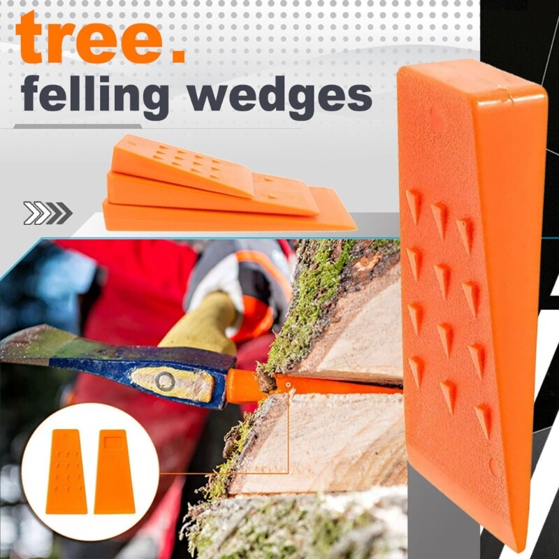 Long Lasting Tree Felling Wedges Plastic Wedge Reliable Logging Tool | eBay