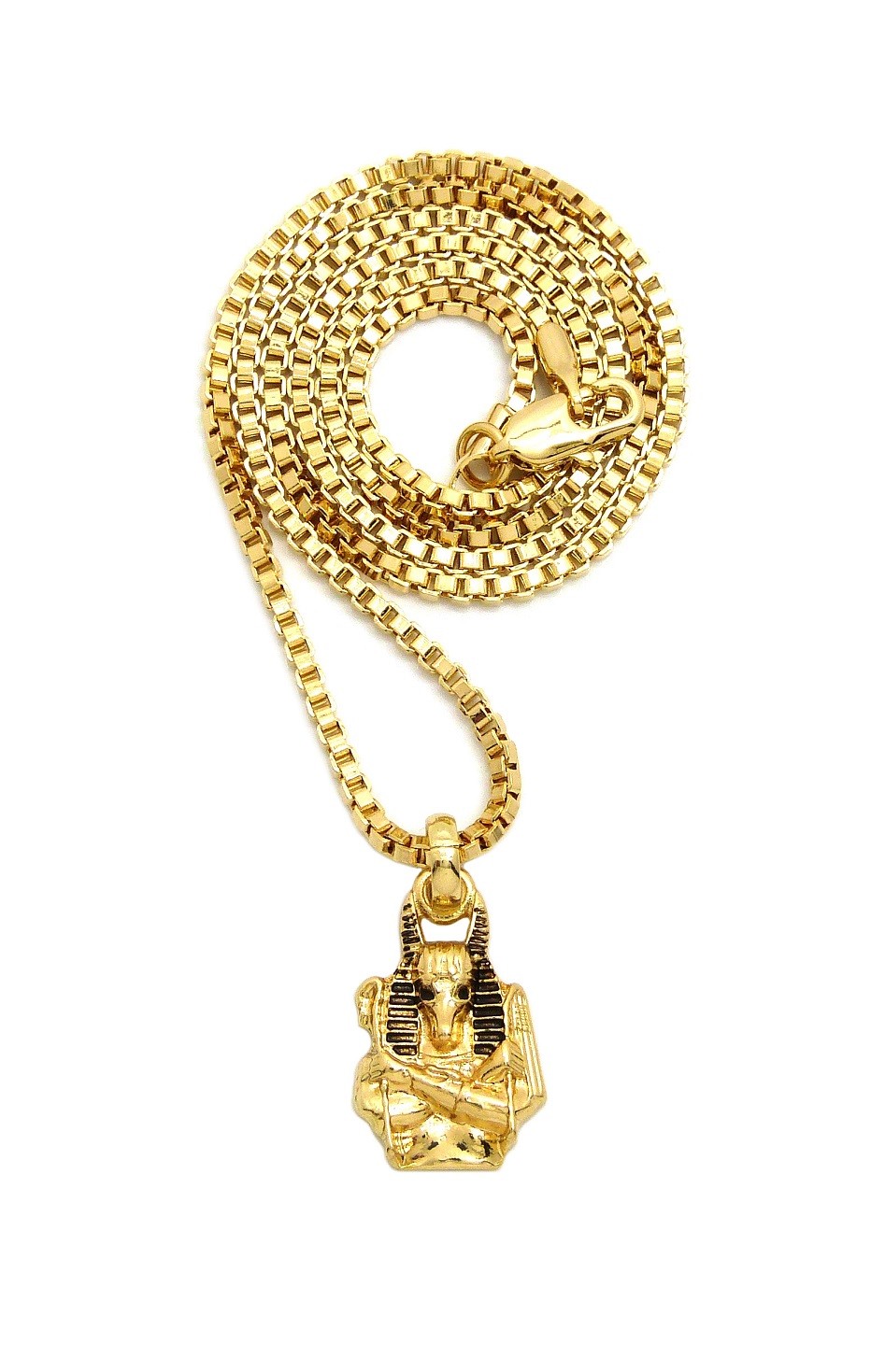 NEW EGYPTIAN ANUBIS PENDANT & 18"/20" CHAINS HIP HOP NECKLACES - XMP86 ...