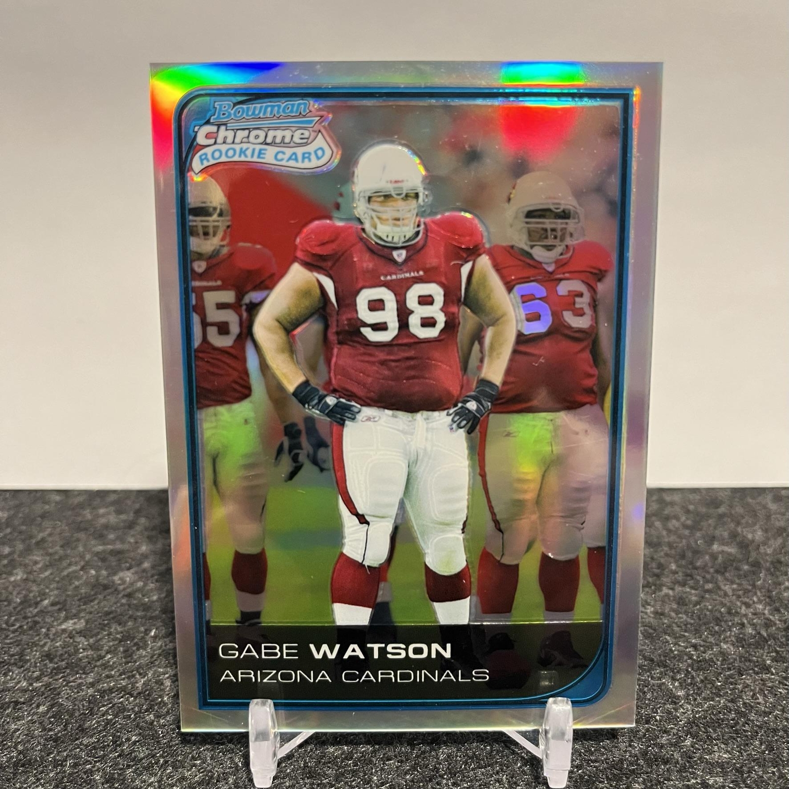 2006 Bowman Chrome Gabe Watson 31 SN #/500 Arizona Cardinals Refractors ...