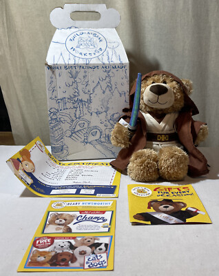 Build a Bear Workshop Star Wars Jedi Bear Plush As Is | eBay