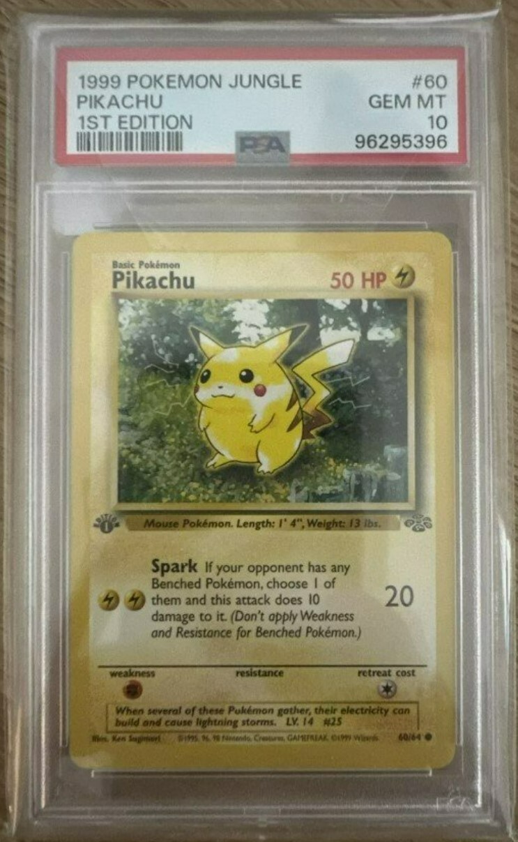 Pikachu 1999 Jungle #60/64 1st Edition Price Guide - Sports Card Investor