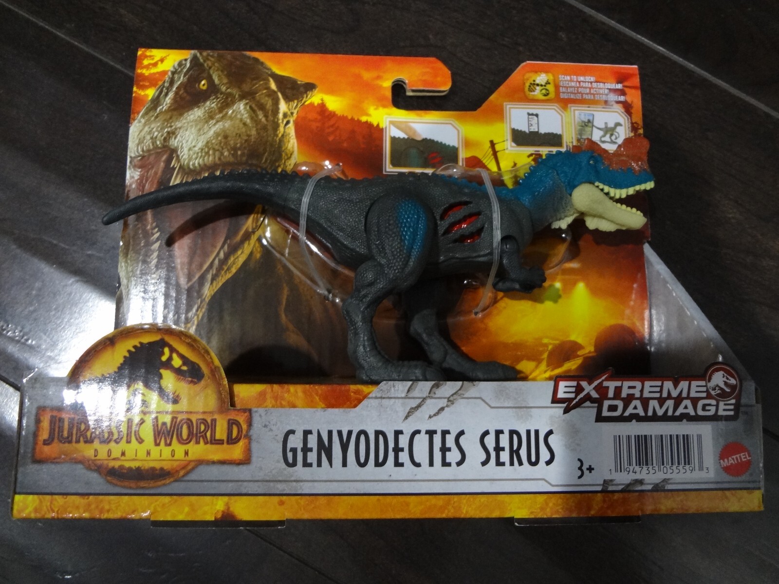 Jurassic World Dominion Extreme Damage Genyodectes Serus Figure New! | eBay