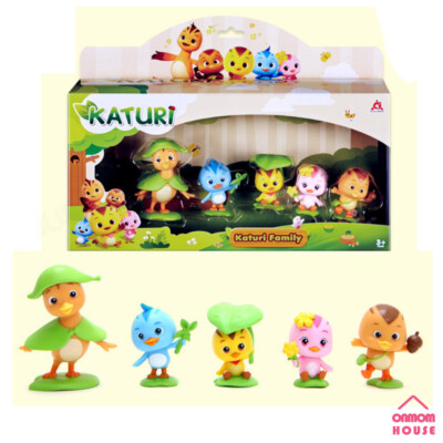 MOM KATURI Family Figure 5 Set Bobby Duri Jack Chip Mom Korean Anime | eBay