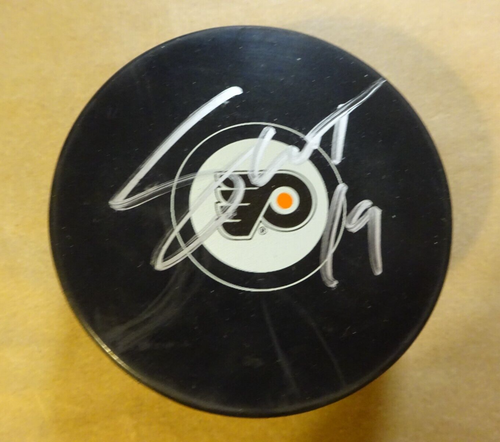 Autographed Cutter Gauthier Signed Philadelphia Flyers Hockey Puck | eBay