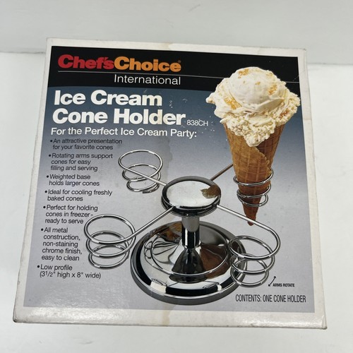Chef's Choice Retro 2002 Ice Cream Cone Holder By Edgecraft, | eBay
