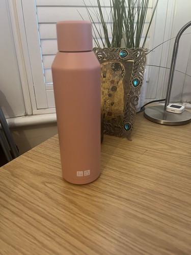 Pink Uniqlo Water Bottle 500ml Brand New Without Box Never Used | eBay UK