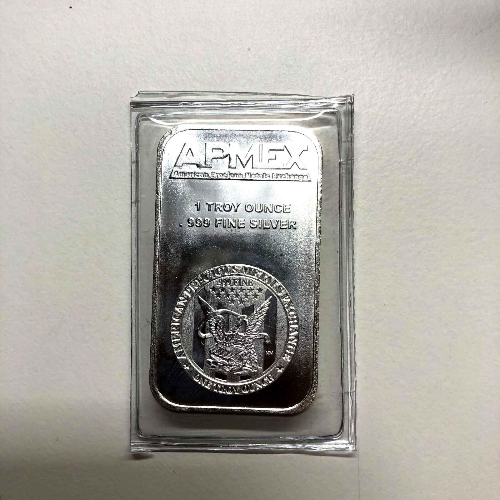1 oz APMEX Silver Bar .999 Fine Sealed | eBay