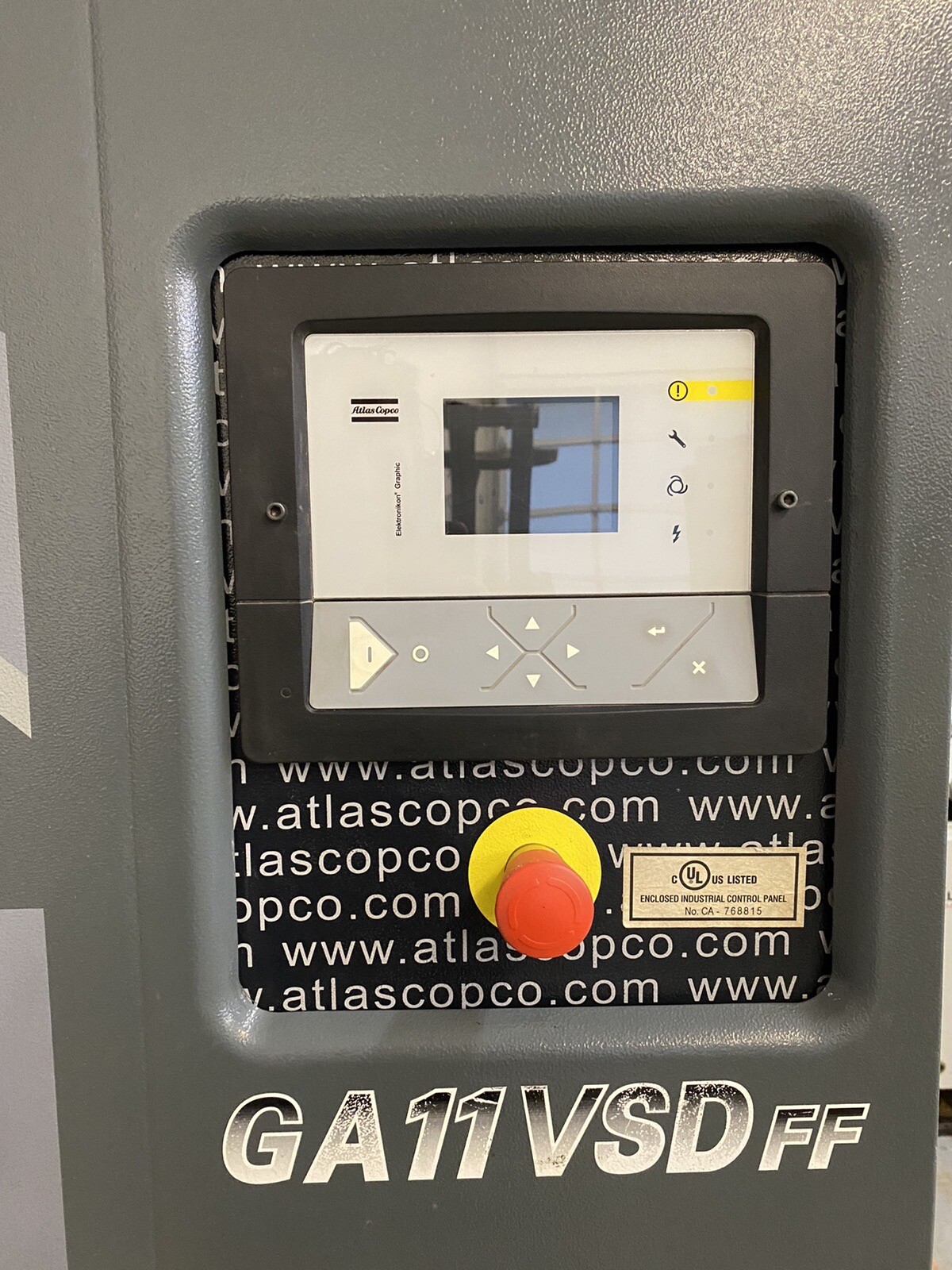 Atlas Copco GA11 VSD FF Tank Mounted Rotary Screw Compressor + Dryer ...