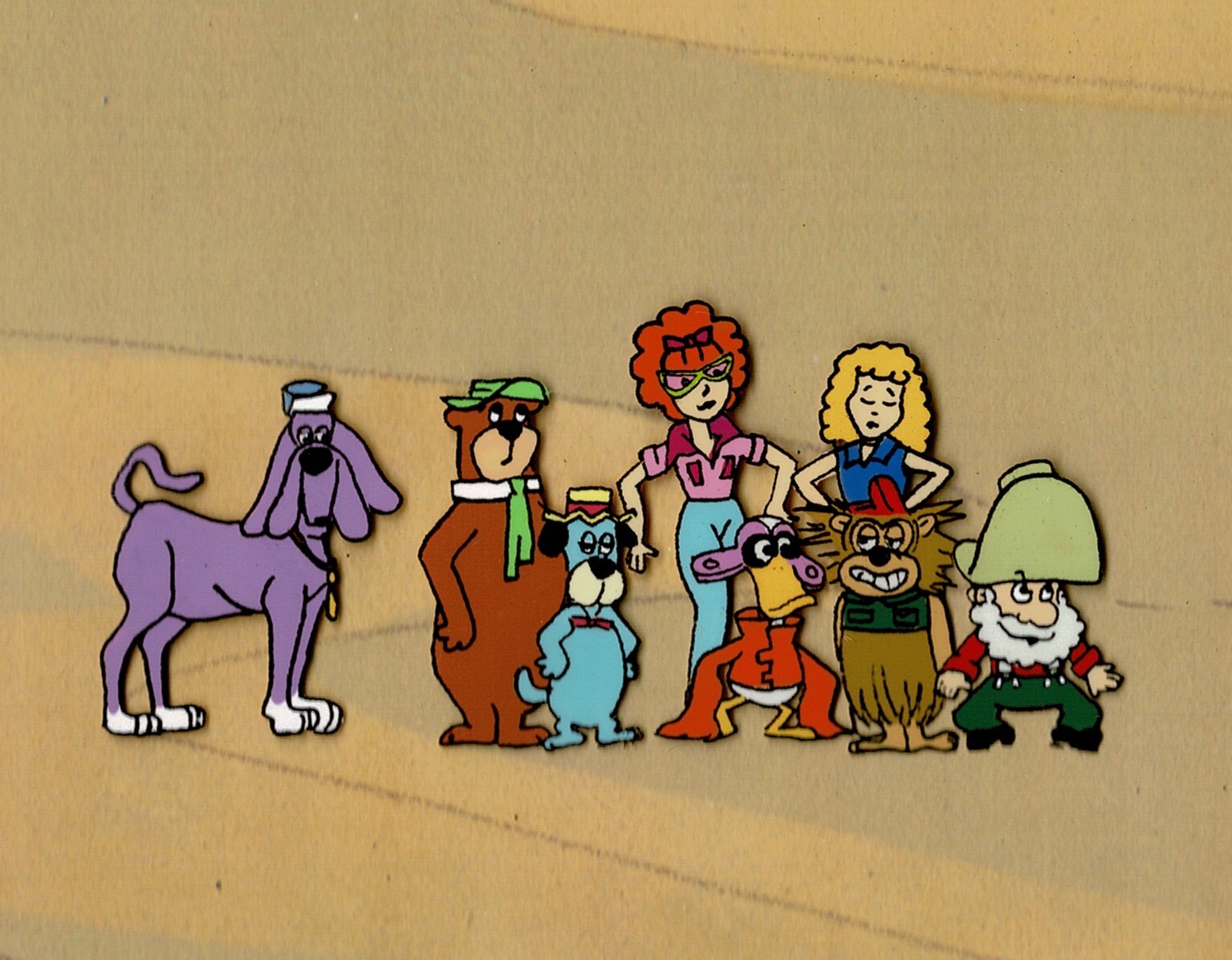 Yogi Bear Great Space Race Production Animation Cel n Draw Hanna ...