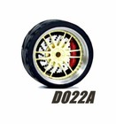 1/64 Scale Alloy Wheels with Disc Brakes - D002-D028 - Diecast Rubber ...