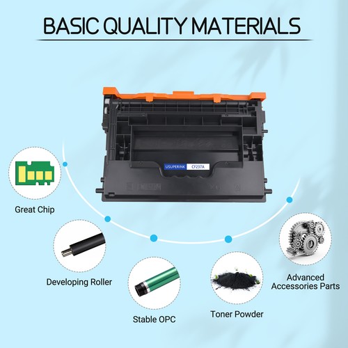 2PK 37A CF237A Toner Cartridge Compatible for HP LaserJet M607 M608 ...