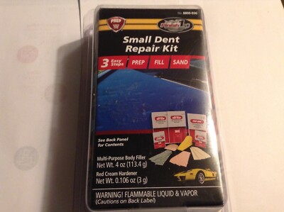 NEW Finish 1st Small Dent Repair Kit 3 Easy Steps Prep Fill Sand FREE ...