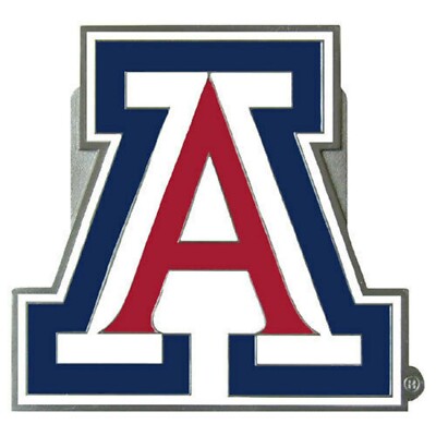 arizona wildcats color logo emblem metal trailer hitch cover | eBay