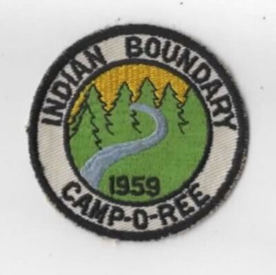 1959 Camp-O-Ree Indian Boundary BLK Bdr. [CHI-166] | eBay