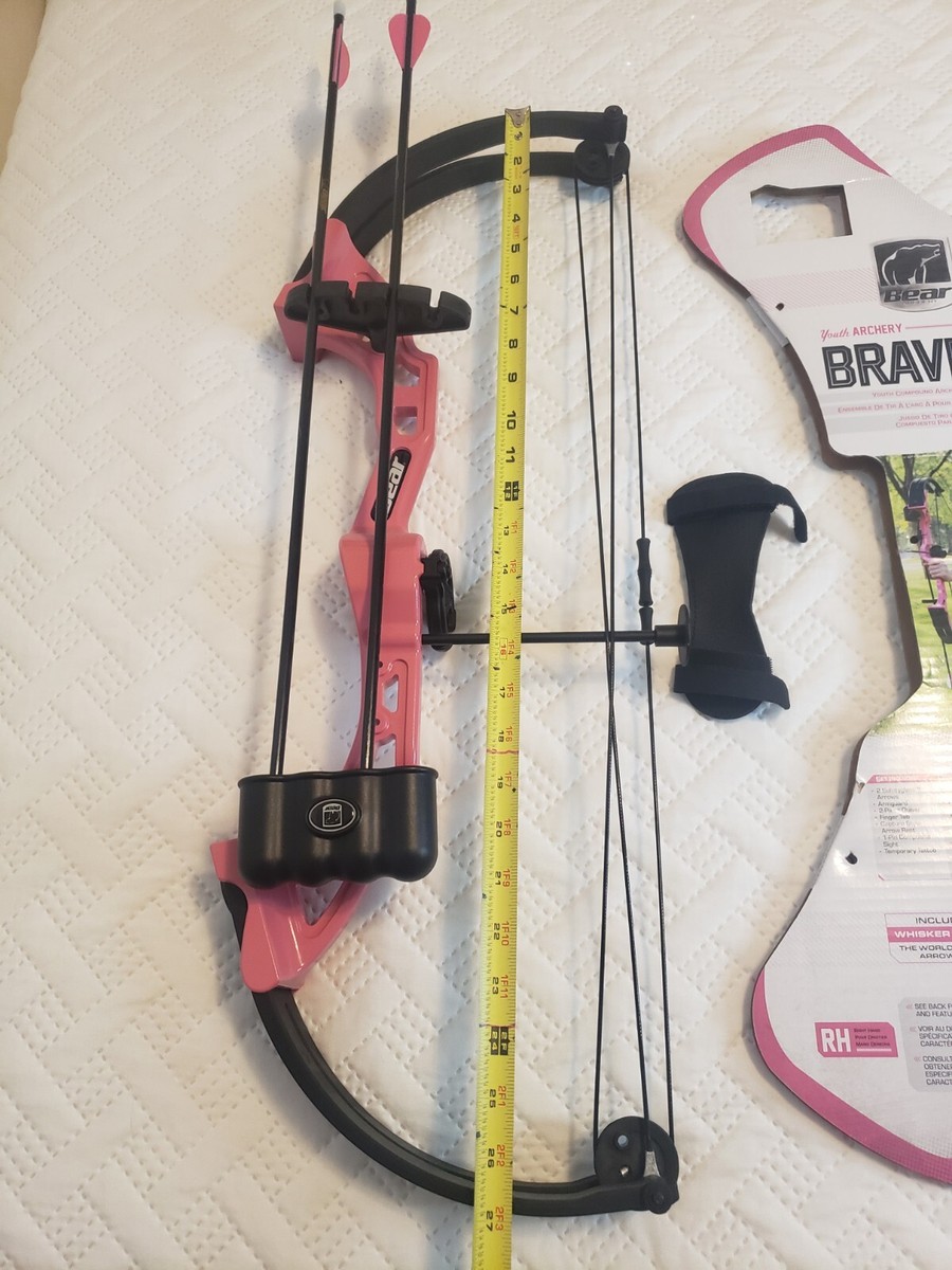 Youth Bow Set Bear Archery Brave | Right-Handed, 25 Lb Draw, Ages 8-12 ...