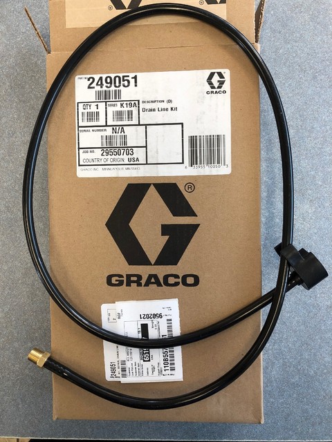 Graco 249051 Kit Tube Drain G5864686 for sale online | eBay