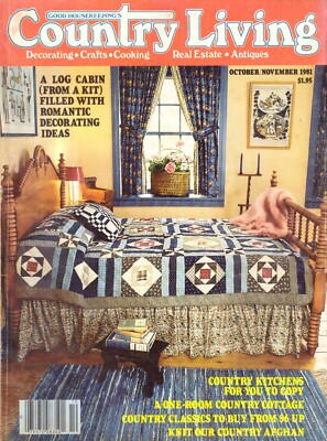 1981 Good Housekeeping Country Living Interior Decor Log Cabins ...