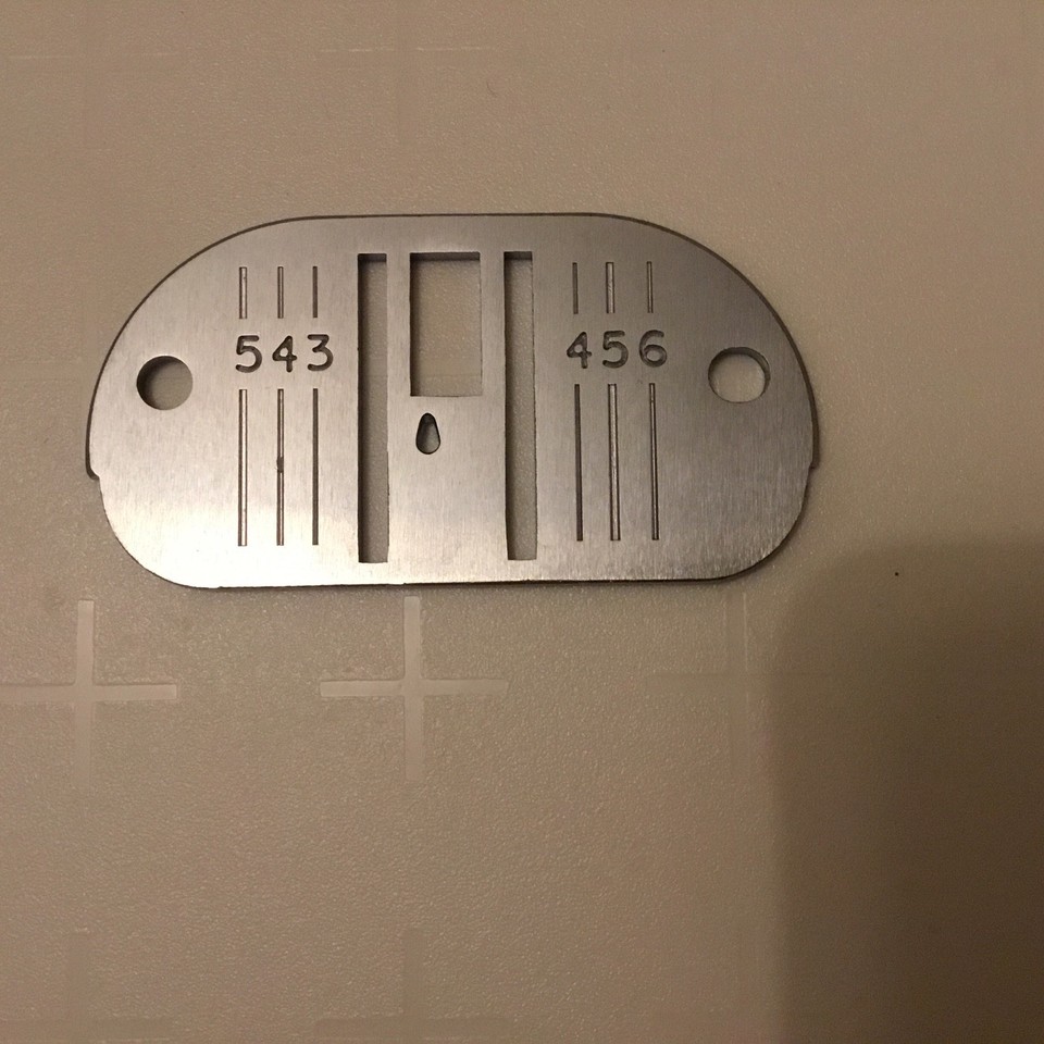 Singer Metal Foot/ Throat Plates 5433456. 5433456. 3 Plates In Total ...