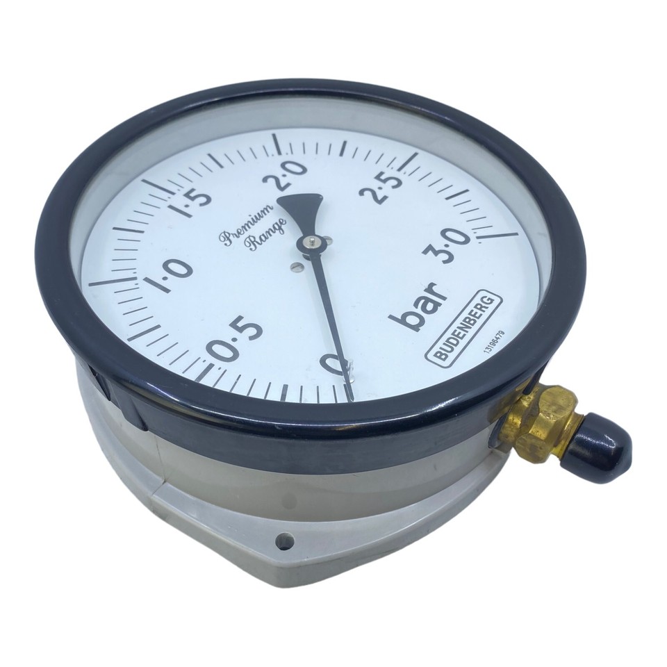 Budenberg 13196479 Pressure gauge for industrial use 0-3.0 bar ...