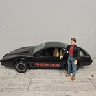 Vintage Knight Rider 2000 Talking KITT Car W/ Michael Knight Figure ...