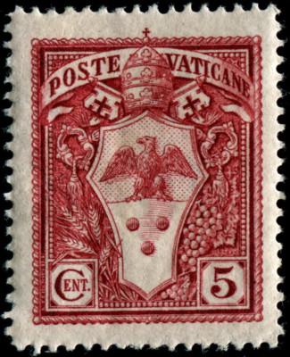 [OOS] Vatican #Mi21 Mint 1933 Pius XI Arms [19] | eBay