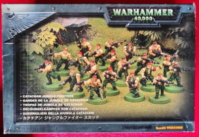 CATACHAN JUNGLE FIGHTERS OOP NEW IN BOX IMPERIAL GUARD ASTRA MILITARUM ...