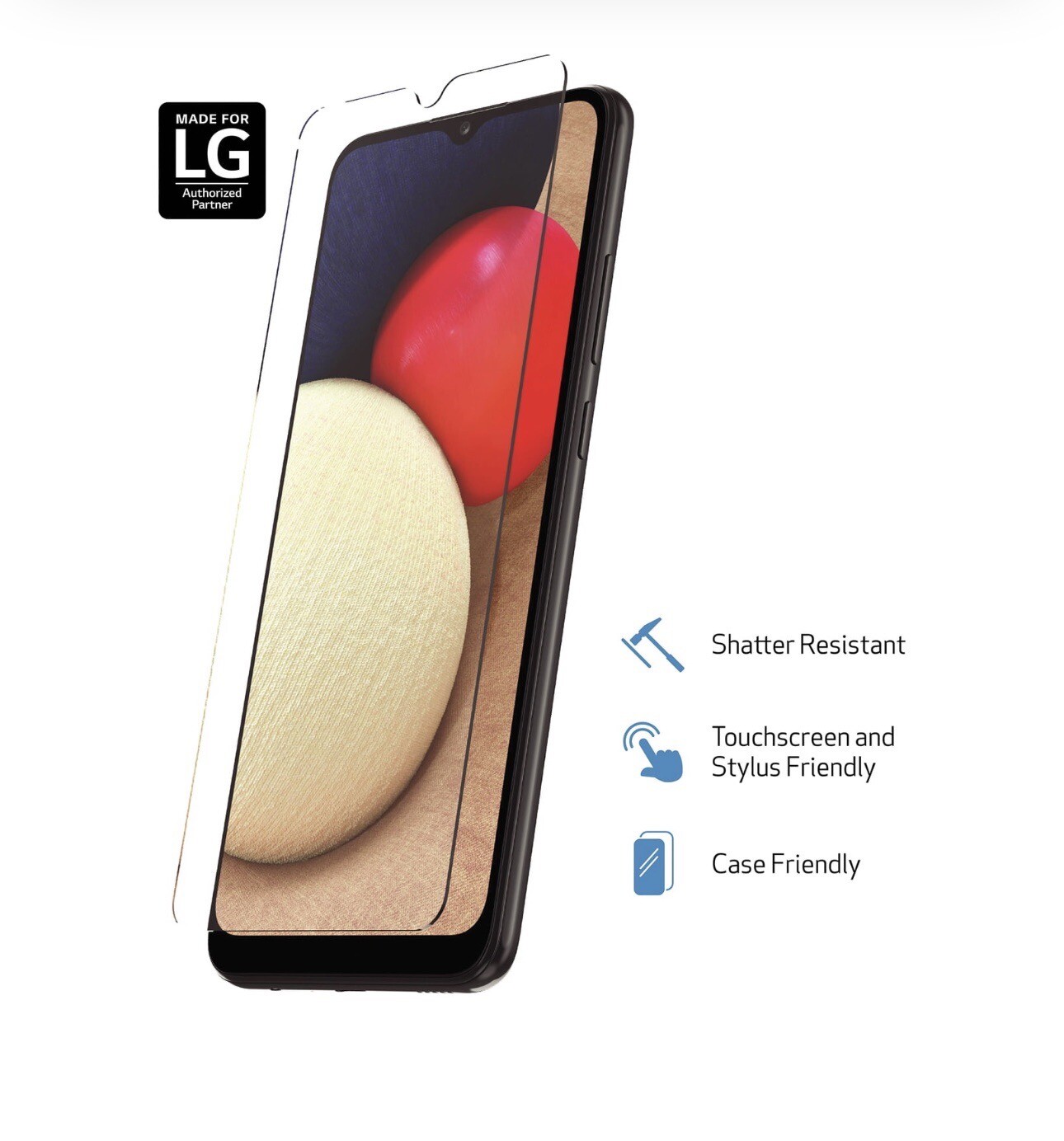 WriteRight DURAGLASS Tempered Glass Screen Protector Samsung Galaxy A02s