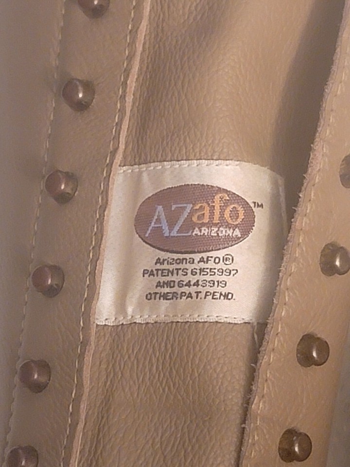 Azafo Arizona Leather Left/Right Foot Ankle Brace Boot AFO Drop | eBay