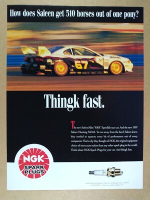 1997 NGK Spark Plugs Saleen-Allen RRR Speedlab Race Car photo vintage ...