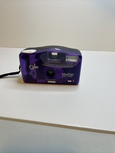 Vintage Blue Vivitar CV35 27mm Wide Angle Lens Manual Point & Shoot | eBay