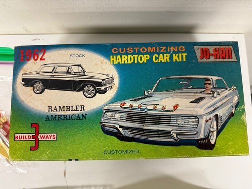 VINTAGE JOHAN 1962 RAMBLER AMERICAN MODEL / KIT - CUSTOMIZING HARDTOP ...