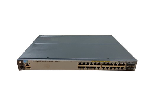 HP Aruba J9727A 2920-24G-PoE+ Switch w/ Power Supply, Cord & Rack Ears ...